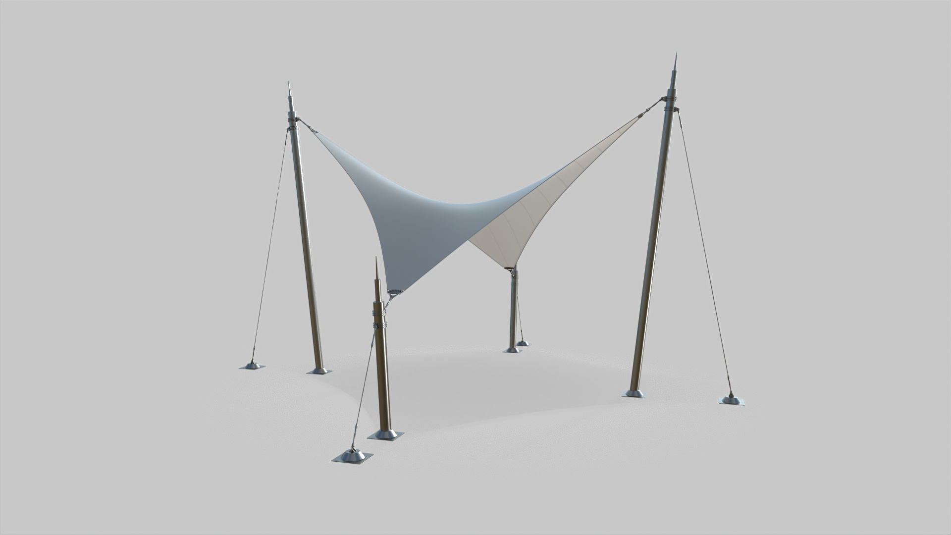 3D Photorealistic Tensile Structure - TurboSquid 2260220