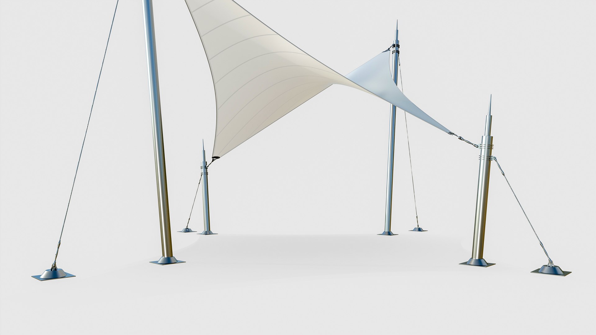 3D Photorealistic Tensile Structure - TurboSquid 2260220