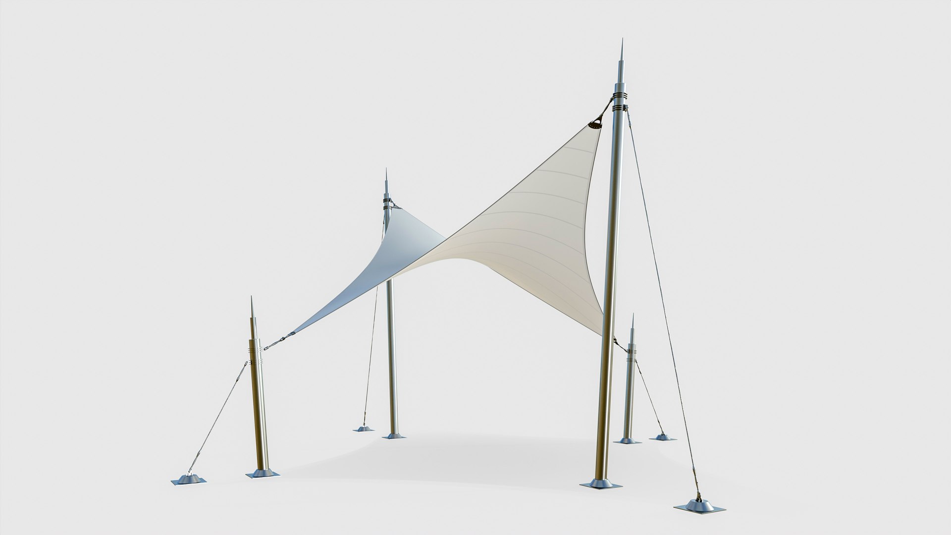 3D Photorealistic Tensile Structure - TurboSquid 2260220