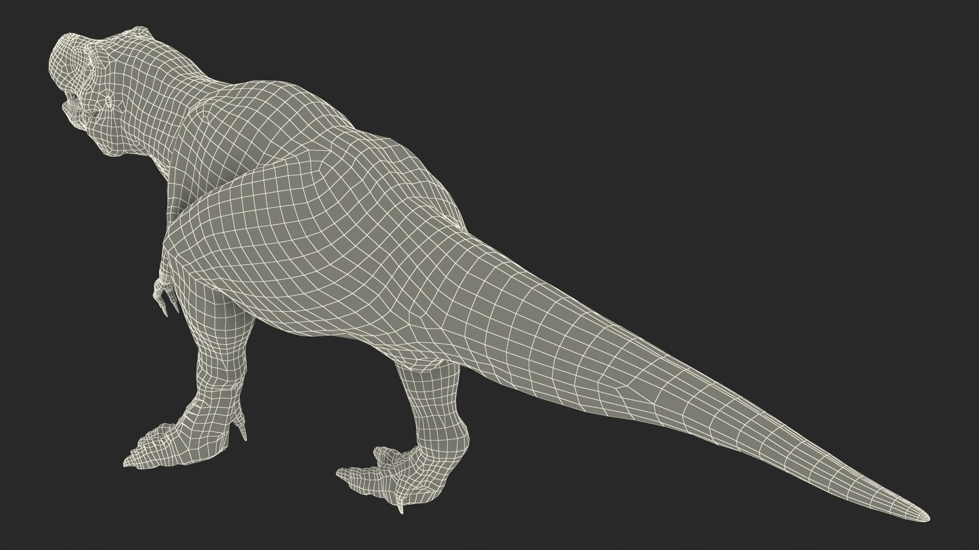 3D tyrannosaurus rex walking animal - TurboSquid 1478308