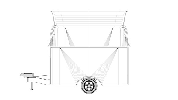 Mini Trailer 3D - TurboSquid 1952495