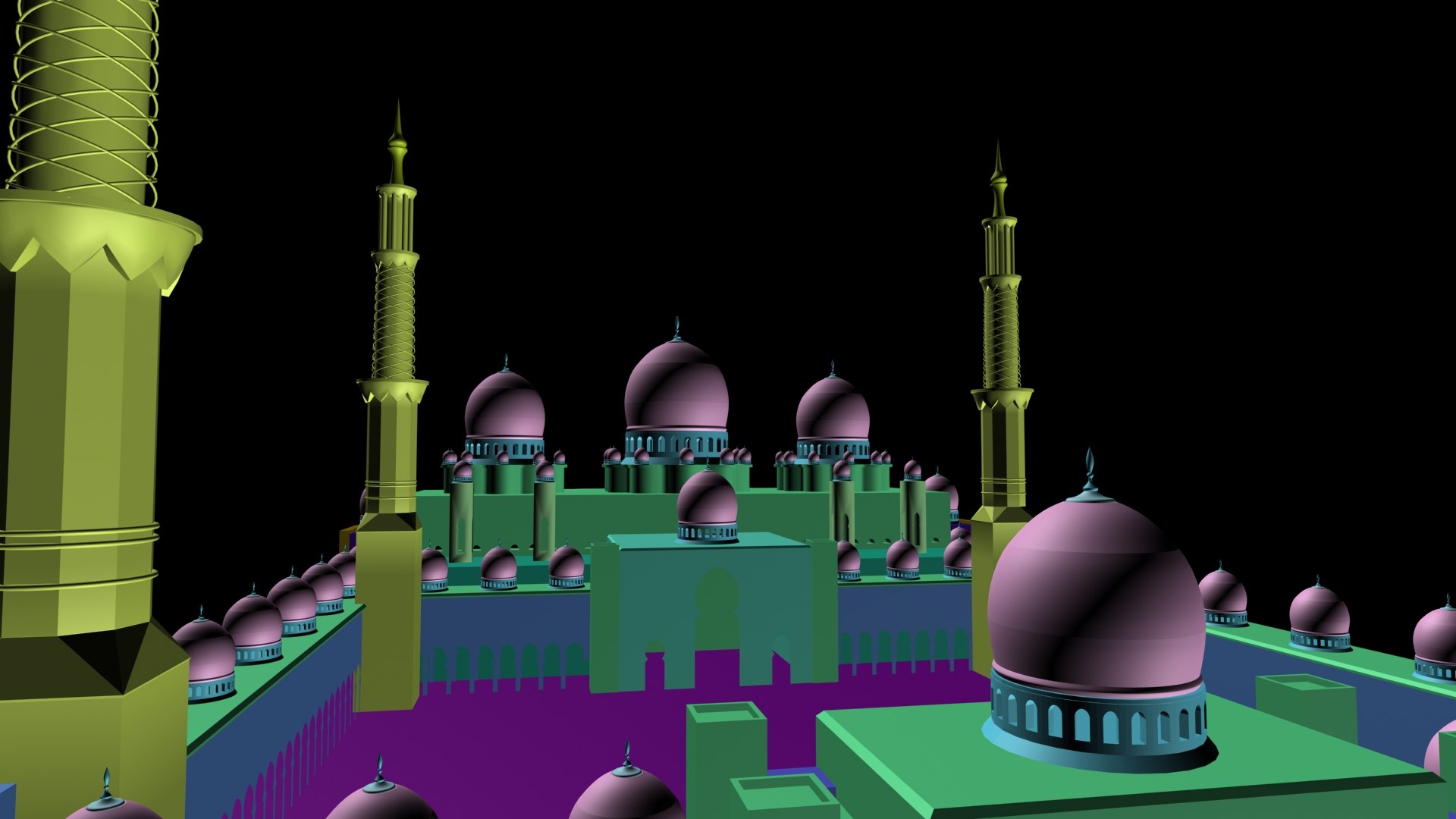 Shaikh Zayed Mosque 3ds