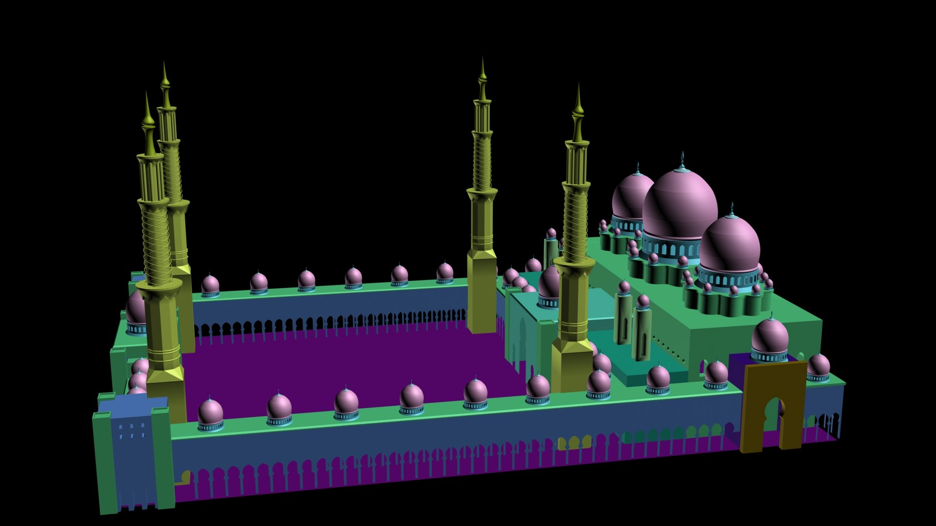 Shaikh Zayed Mosque 3ds