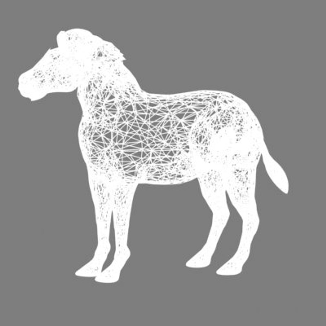 3d Model Talking Zebra