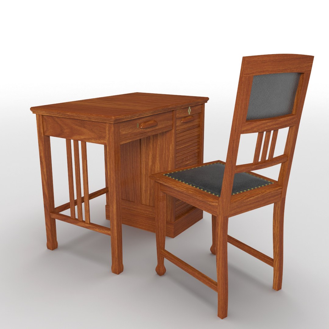 Simple desk chair 3D - TurboSquid 1220681