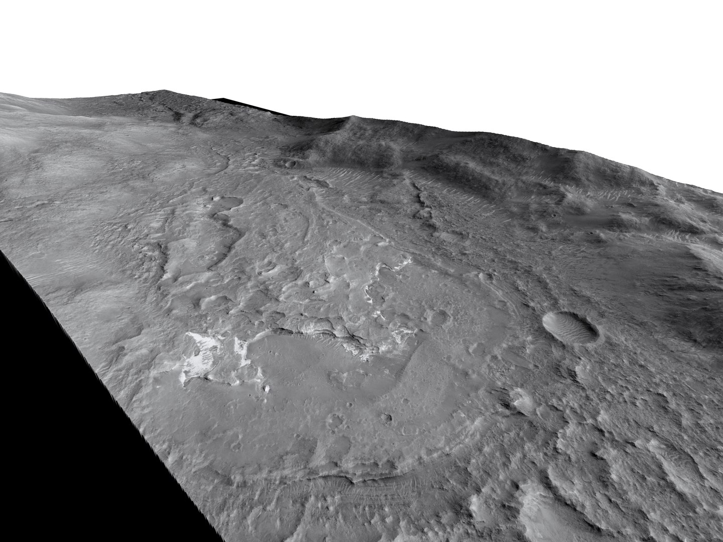 MARS VR - Flows Into The Isidis Basin 3D Model - TurboSquid 1969218