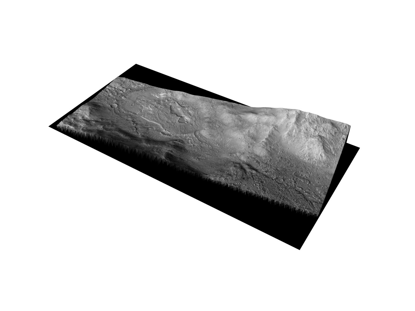 MARS VR - Flows Into The Isidis Basin 3D Model - TurboSquid 1969218