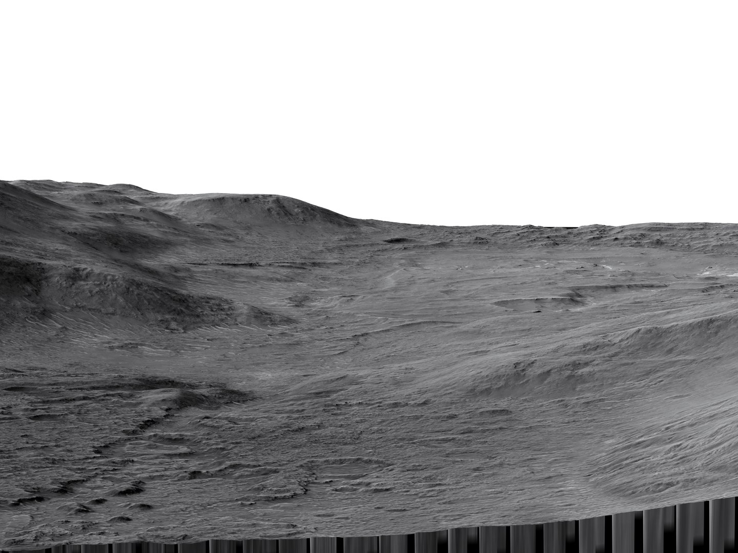 MARS VR - Flows Into The Isidis Basin 3D Model - TurboSquid 1969218