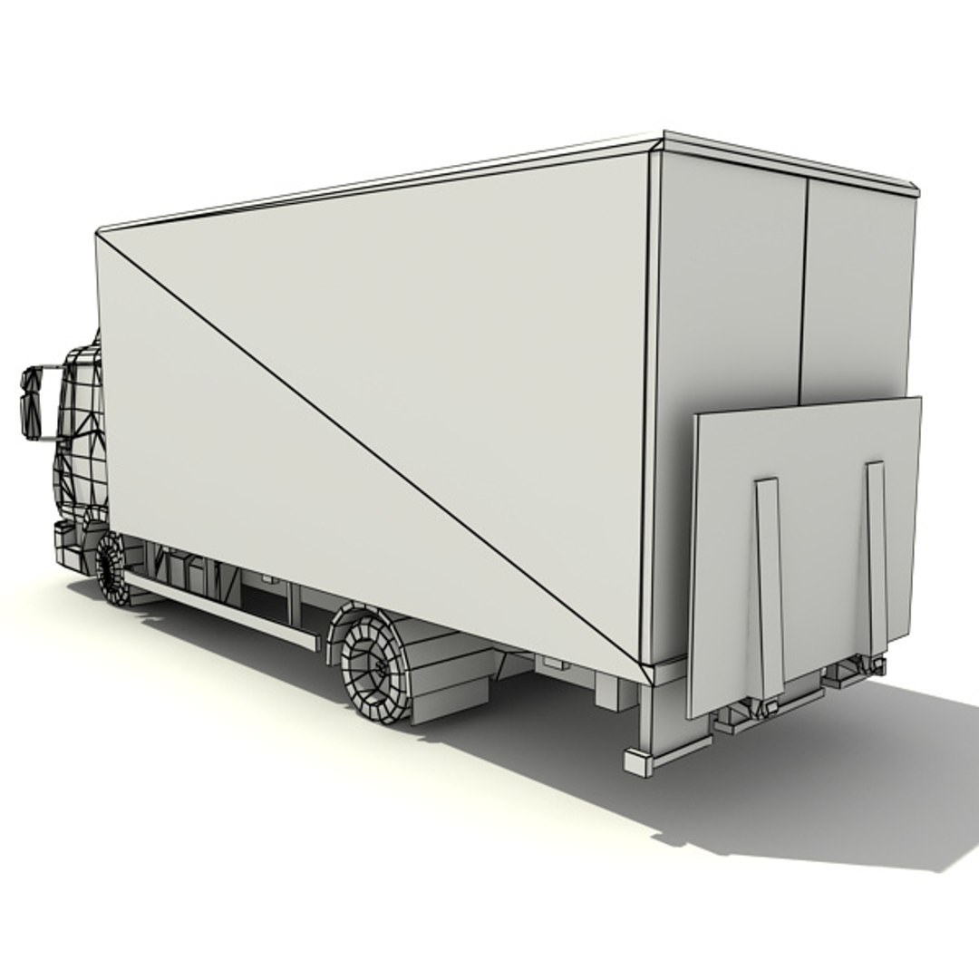 Medium Size Truck 3d Max