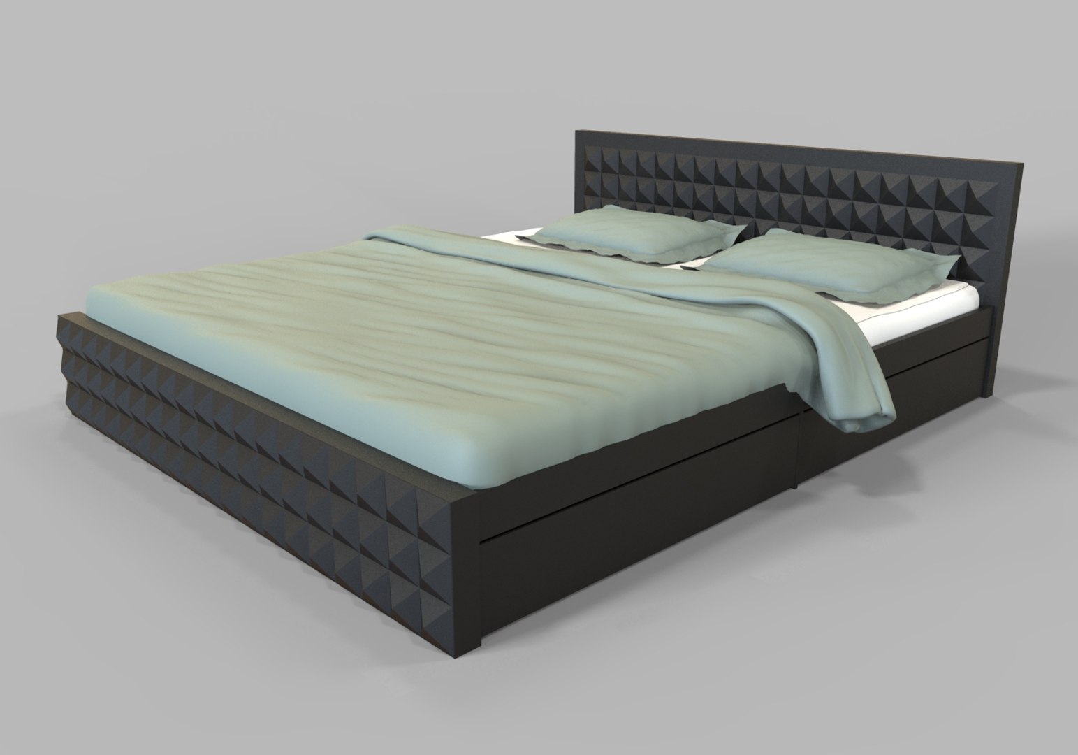 3D bed engine unity - TurboSquid 1263457