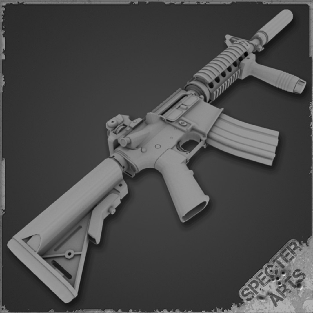 3ds M4a1 Sopmod Navy