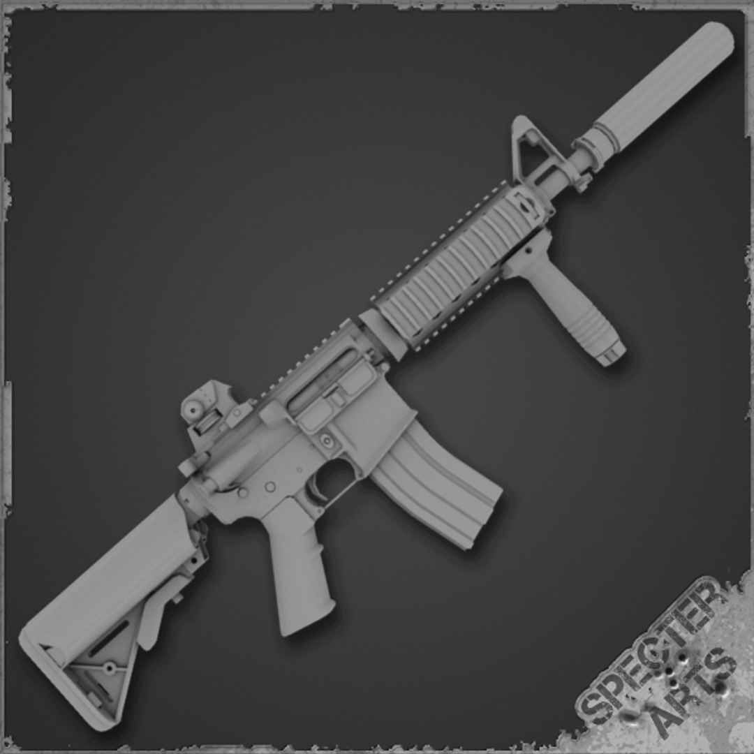 3ds M4a1 Sopmod Navy