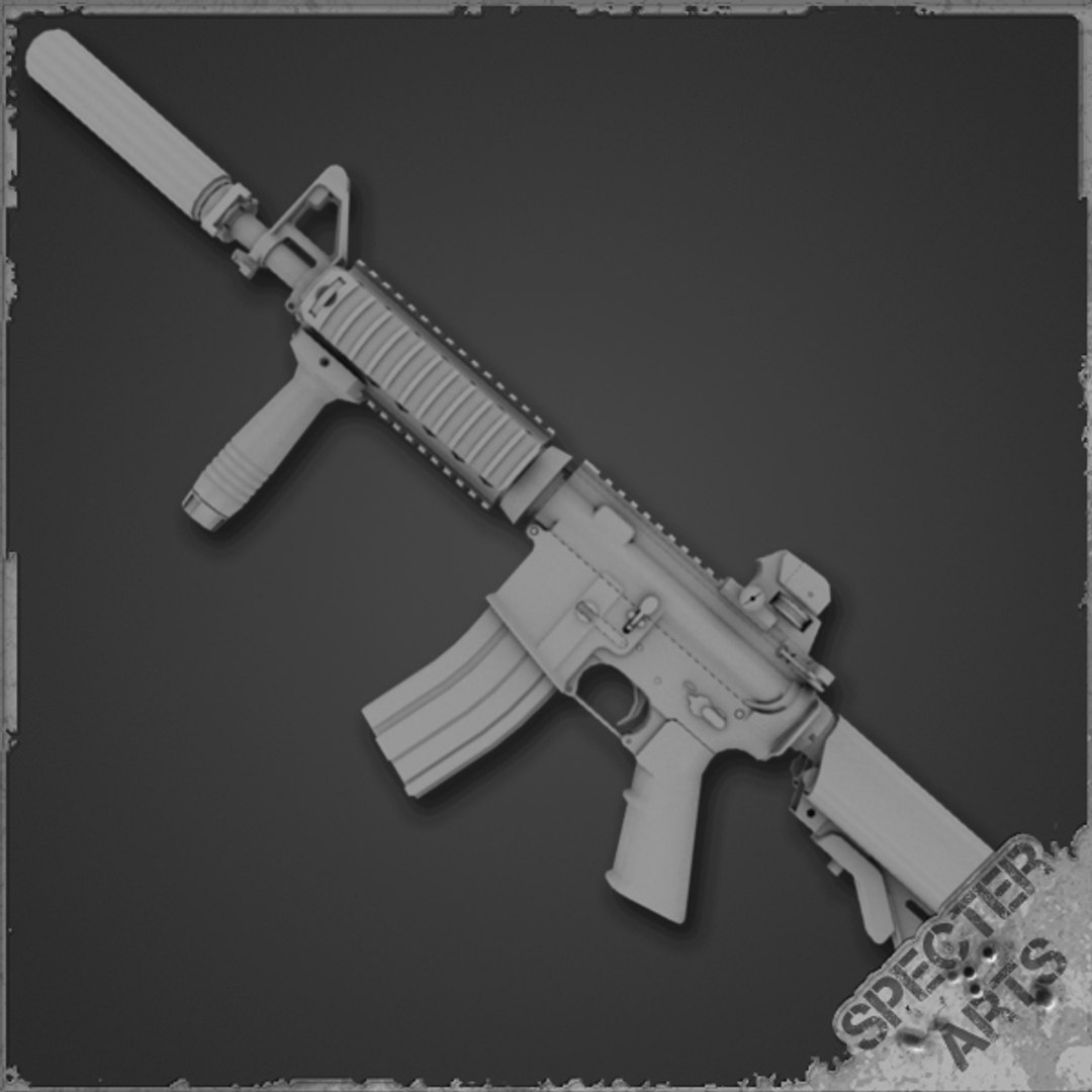 3ds M4a1 Sopmod Navy