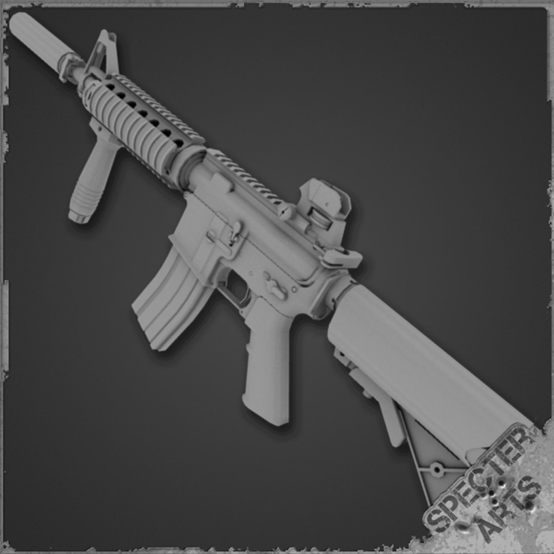 3ds M4a1 Sopmod Navy