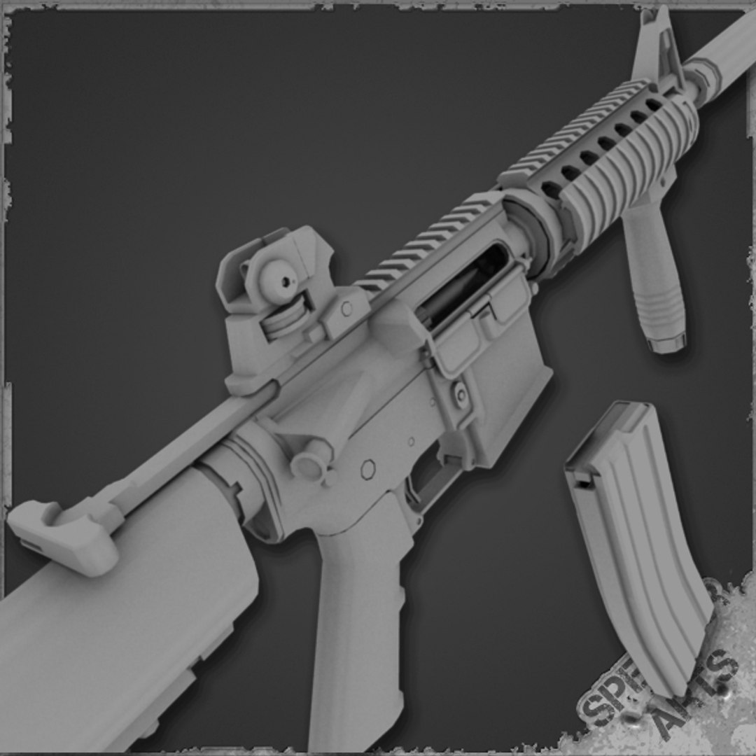 3ds M4a1 Sopmod Navy