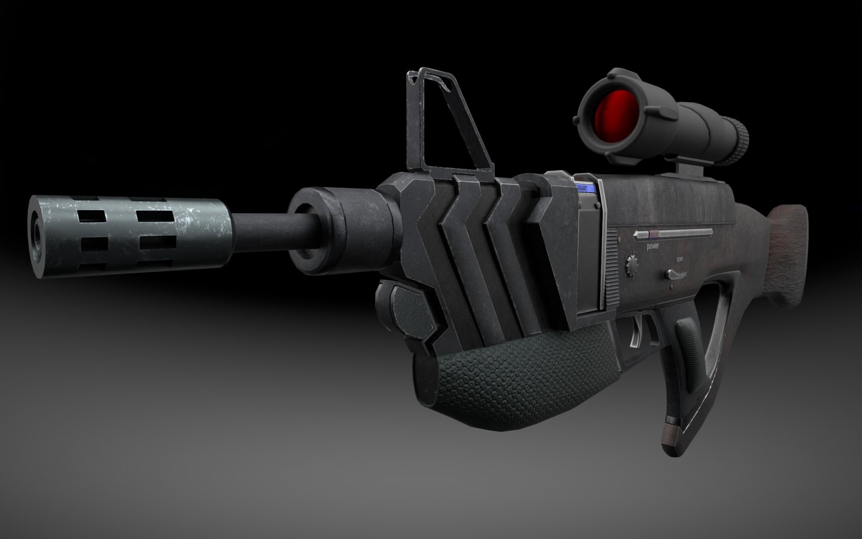 3D Retro Sci-fi Rifle - TurboSquid 1194848