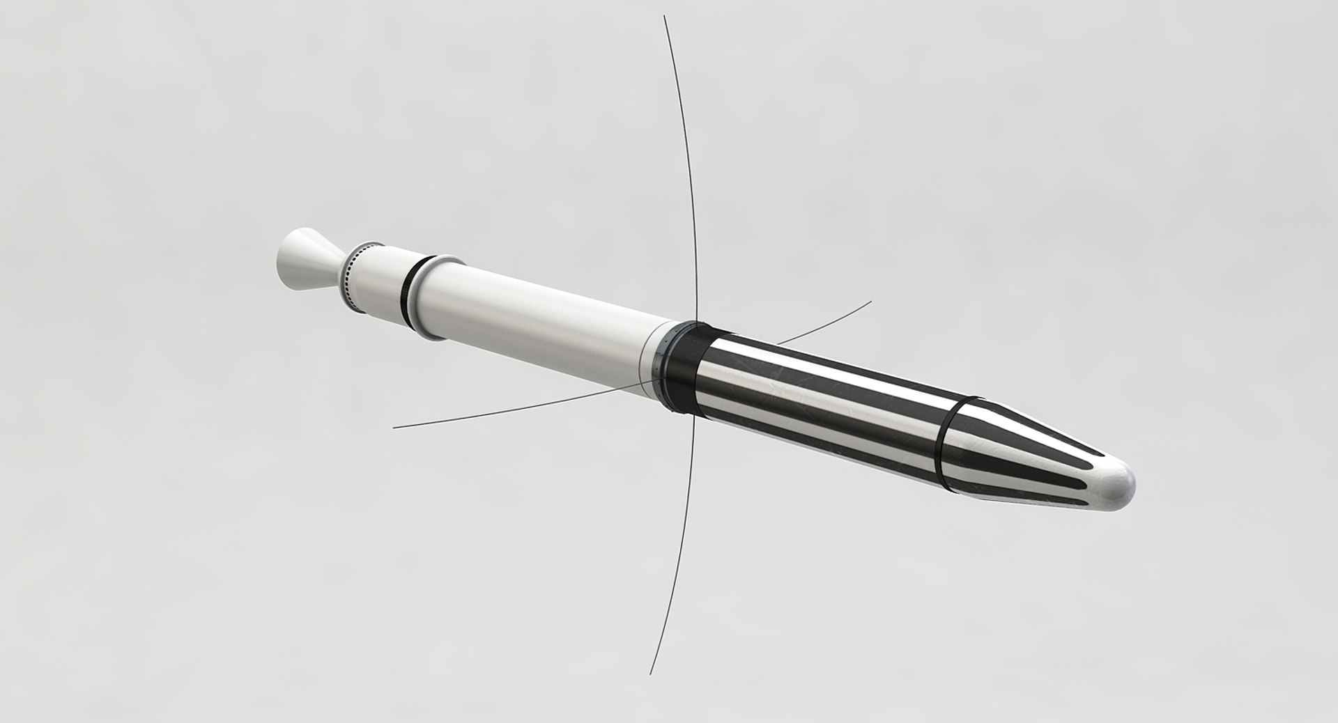 Explorer 1 Satellite 3d C4d