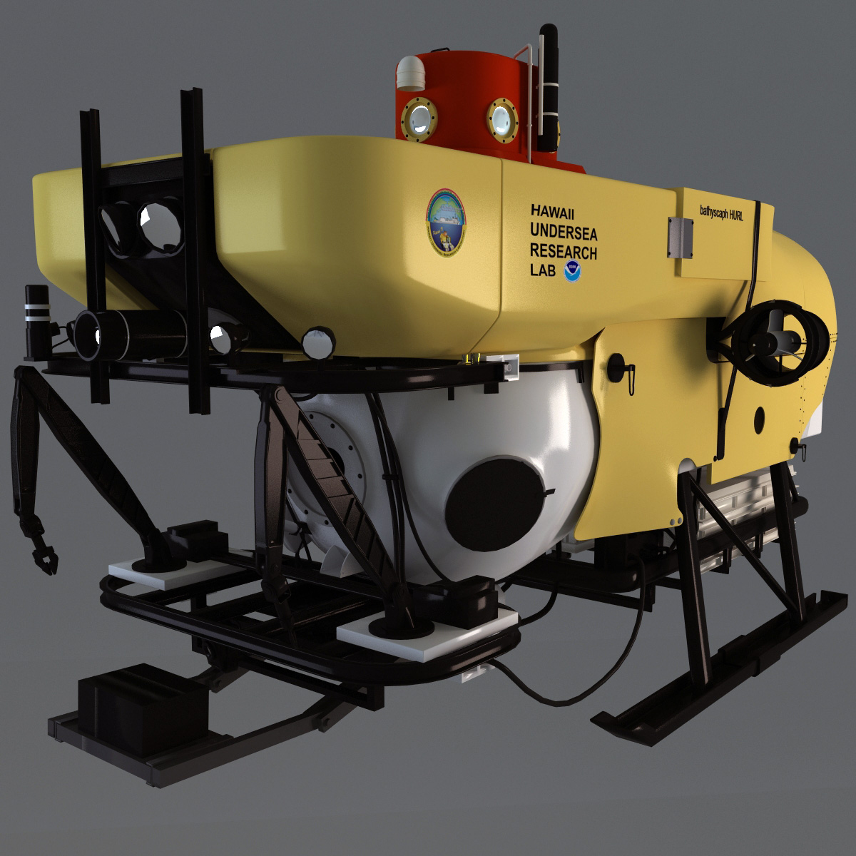 research submersibles 3d model