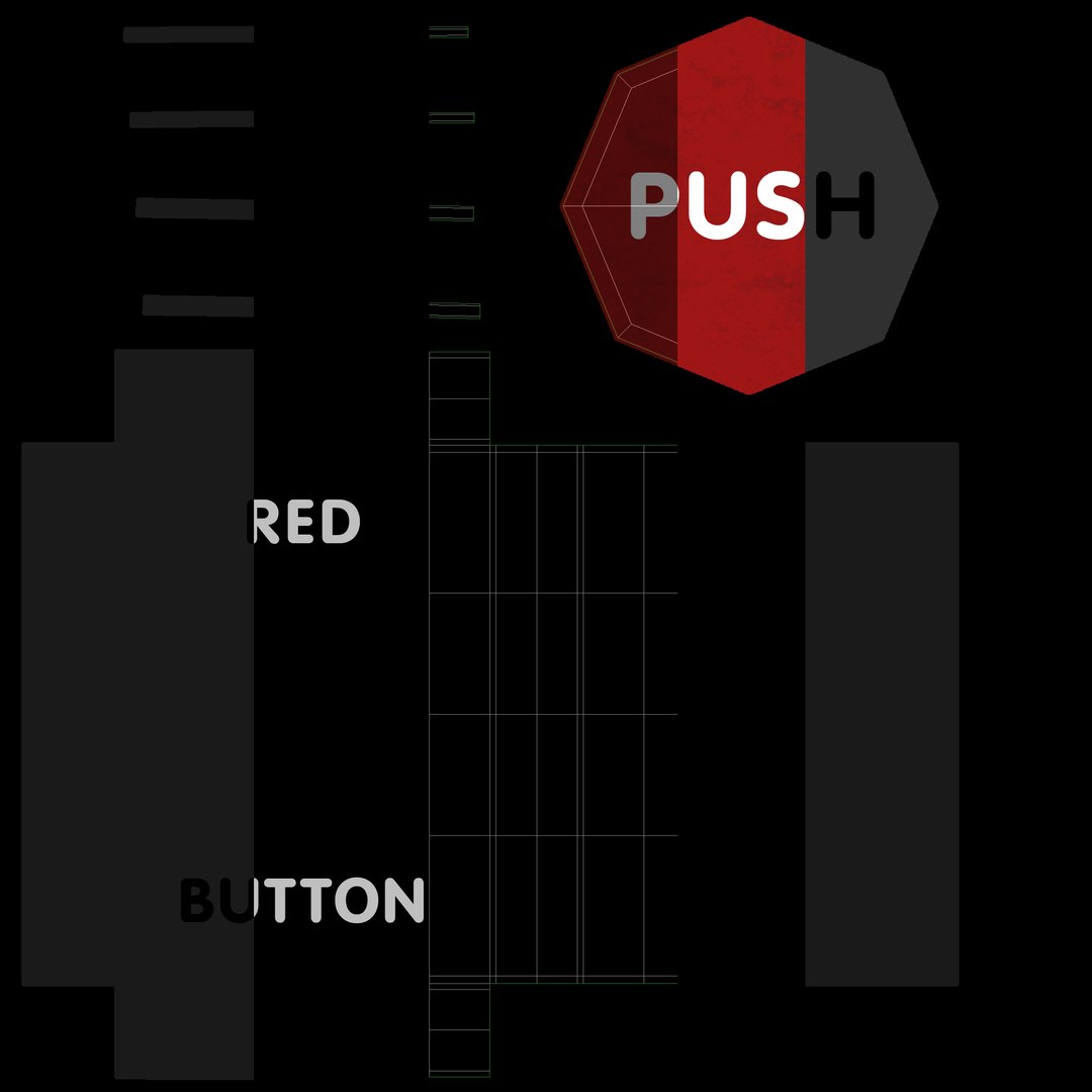 3d Max Red Button