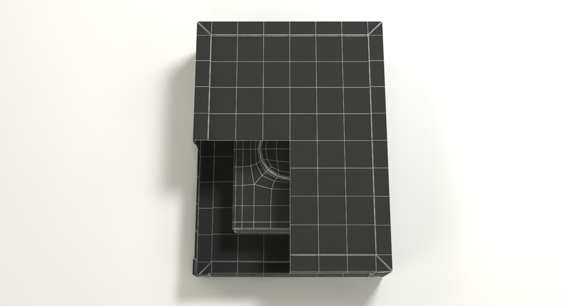 3d Max Red Button