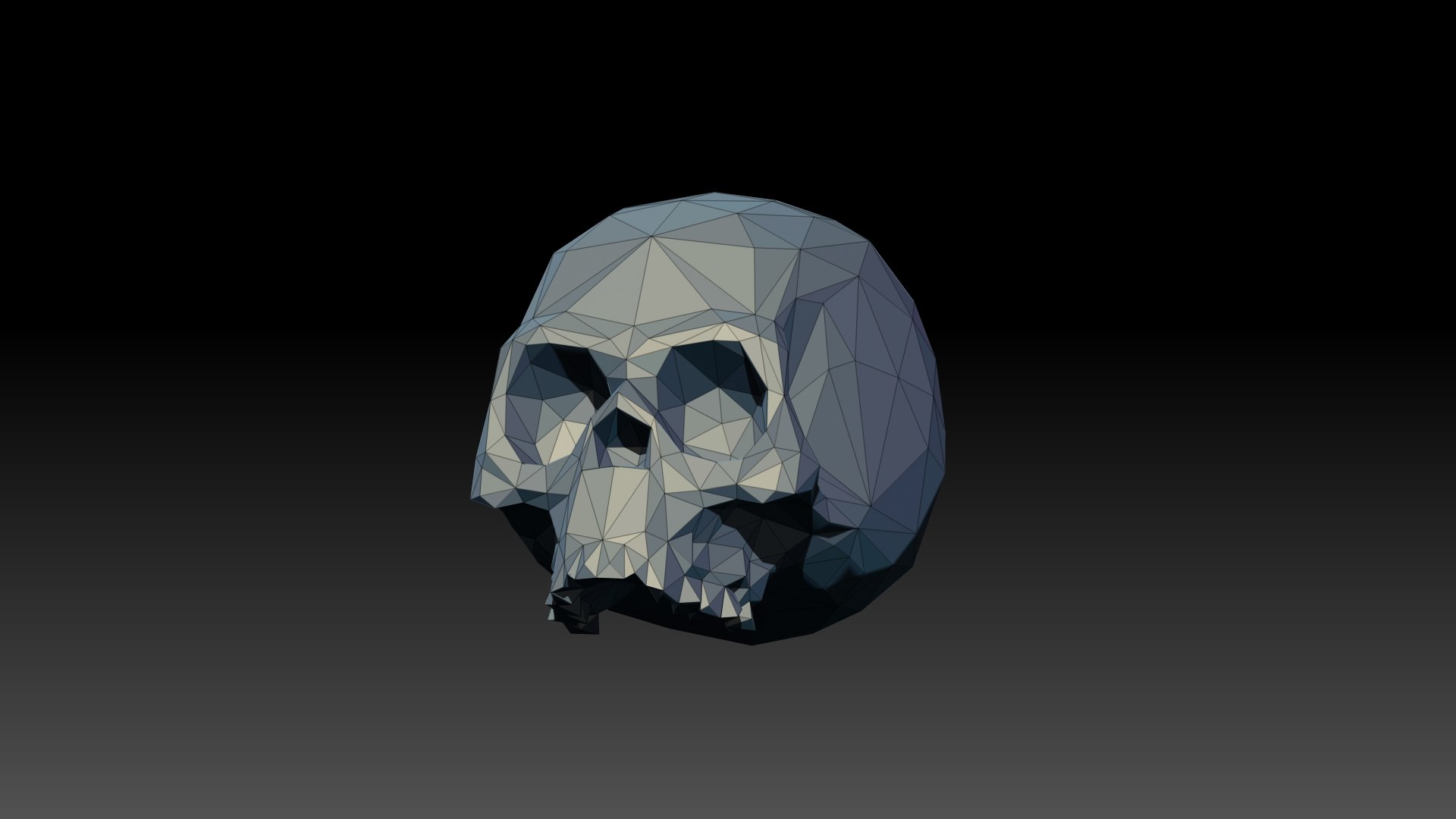 Free 3D Skull Low Poly Model - TurboSquid 1857648