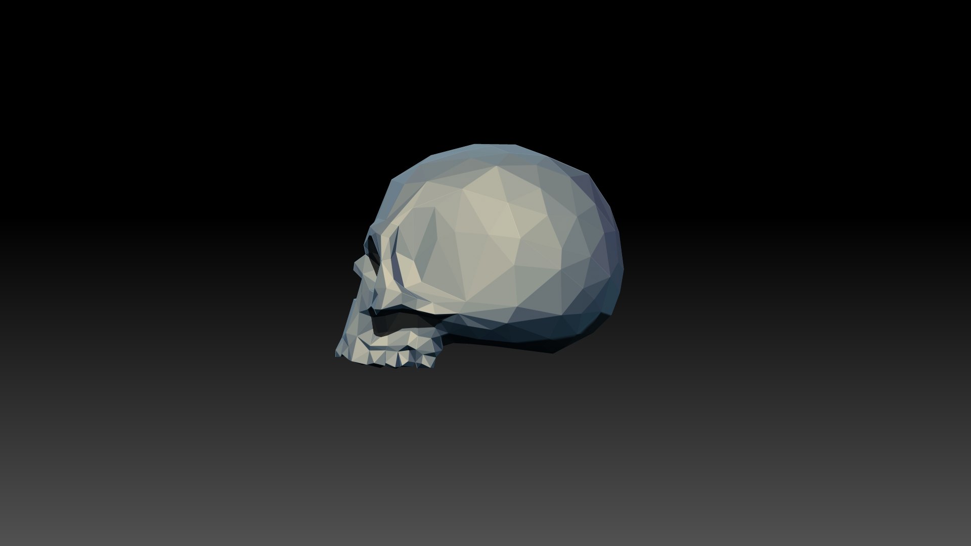 Free 3D Skull Low Poly Model - TurboSquid 1857648