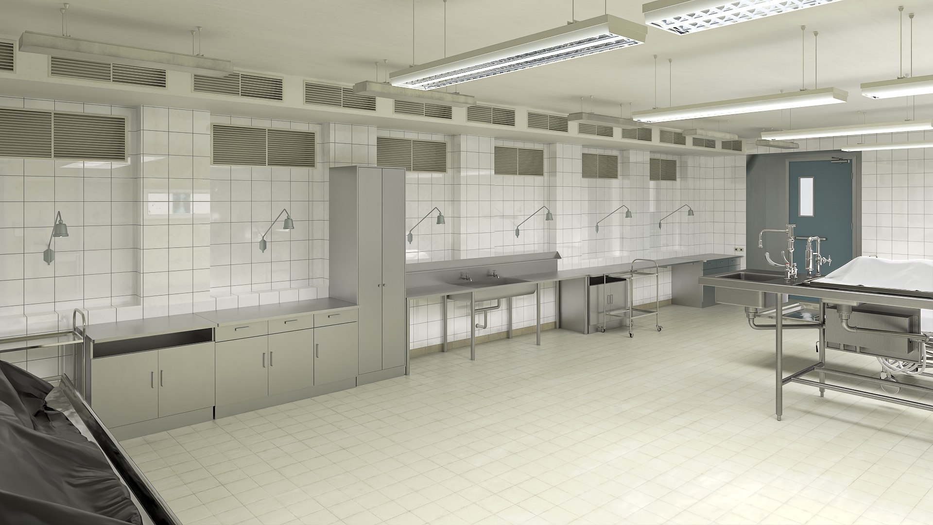 3D Model Mortuary Interior - TurboSquid 2405844