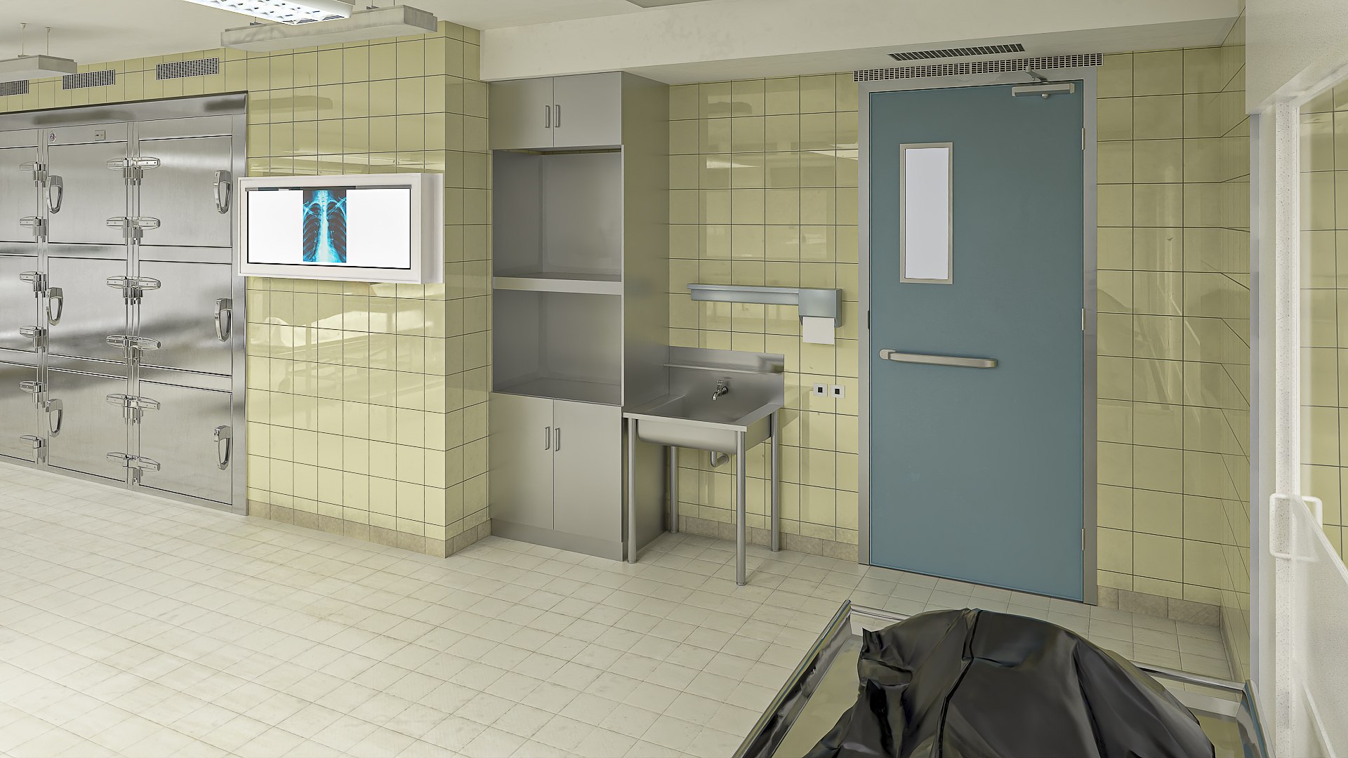 3D Model Mortuary Interior - TurboSquid 2405844