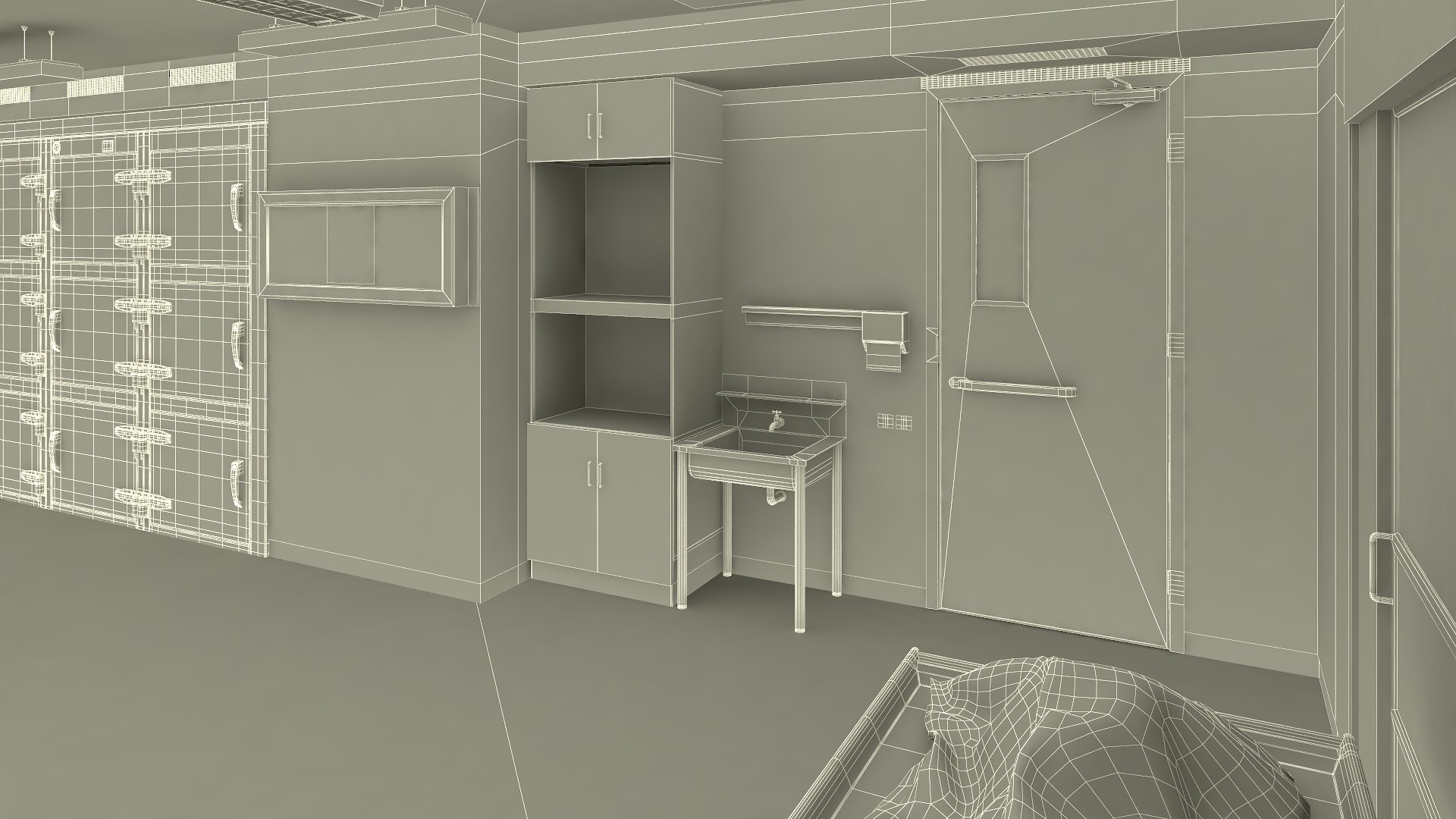 3D Model Mortuary Interior - TurboSquid 2405844