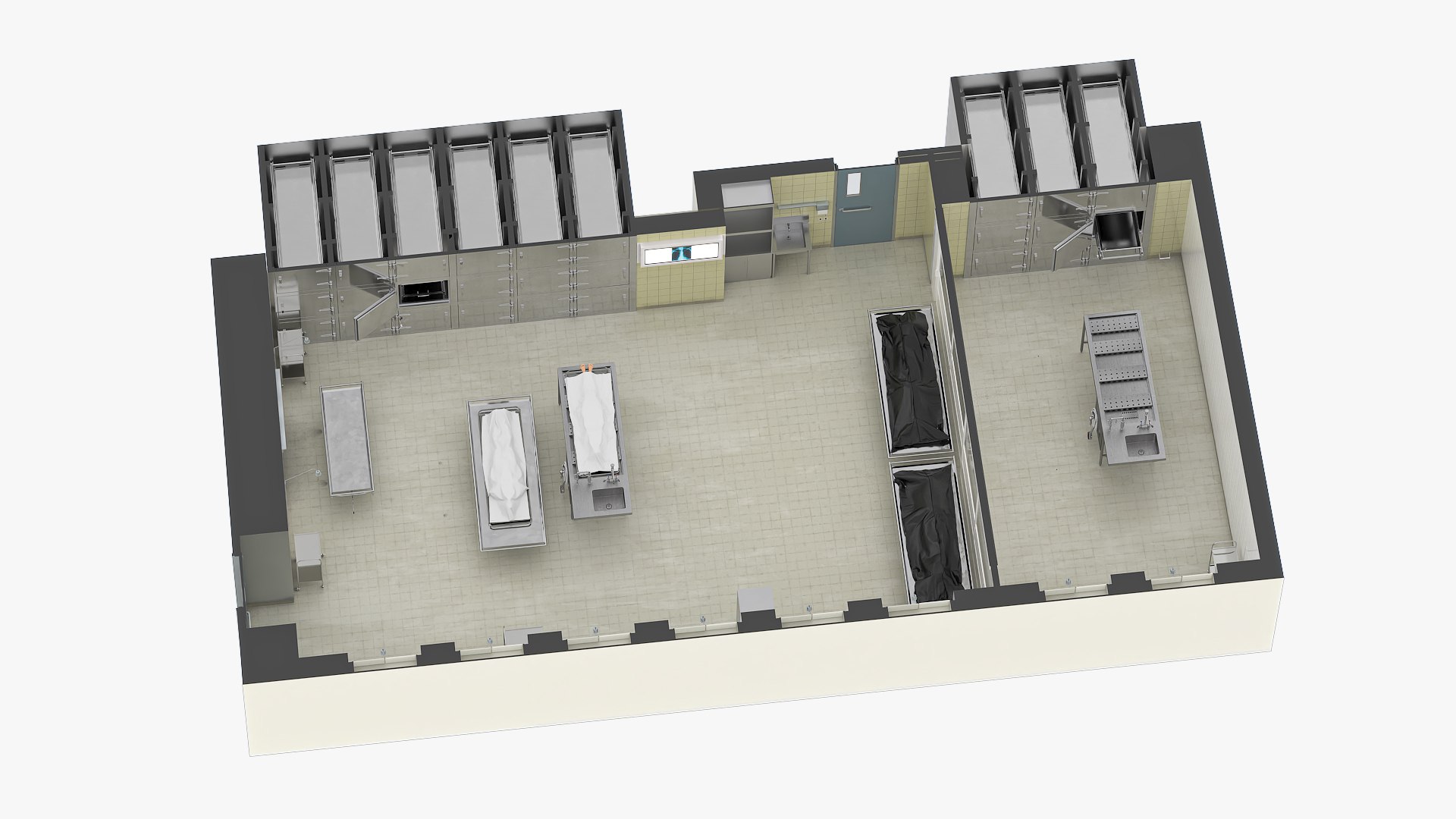 3D Model Mortuary Interior - TurboSquid 2405844