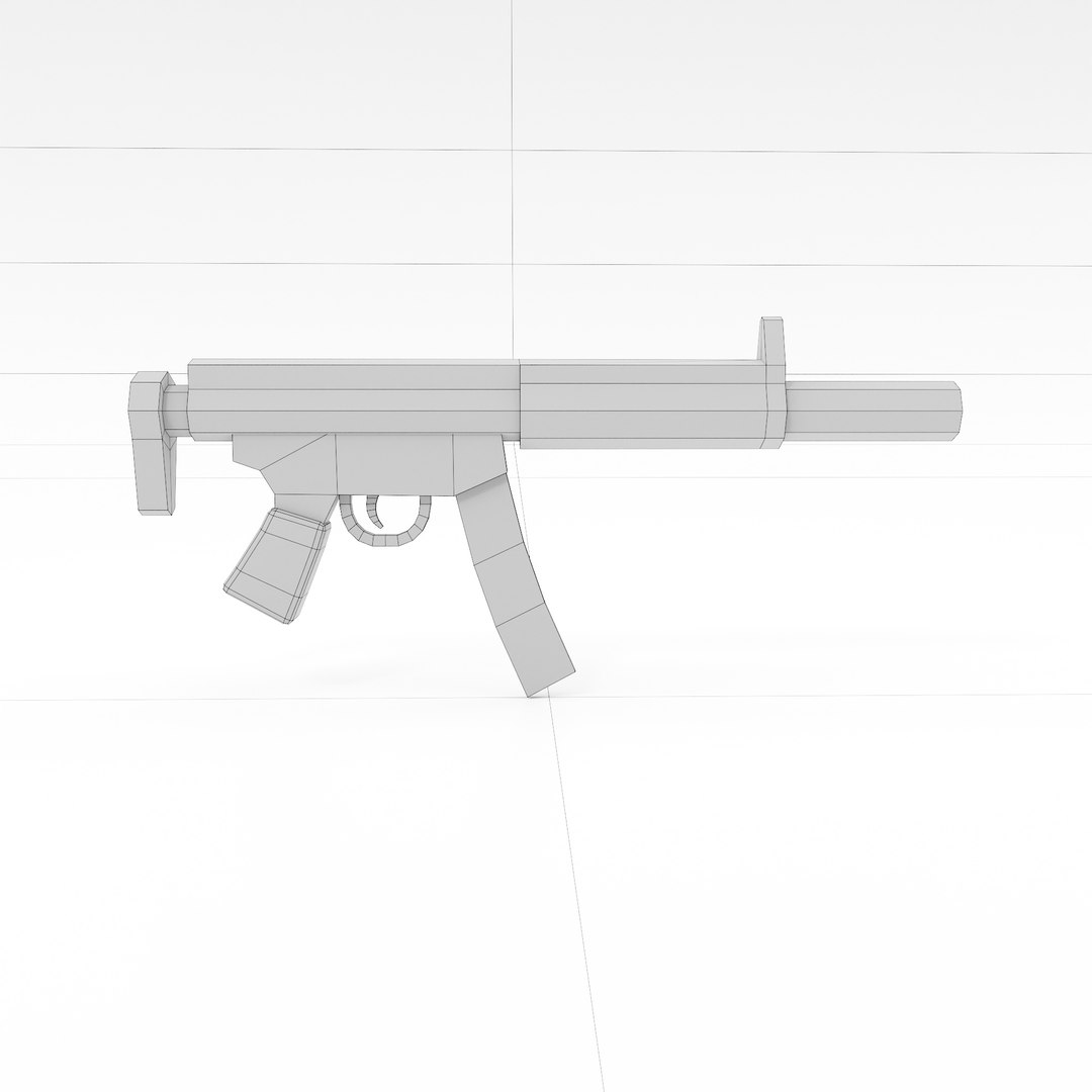 Heckler Koch MP5 Submachine Gun 3D Model - TurboSquid 1991919
