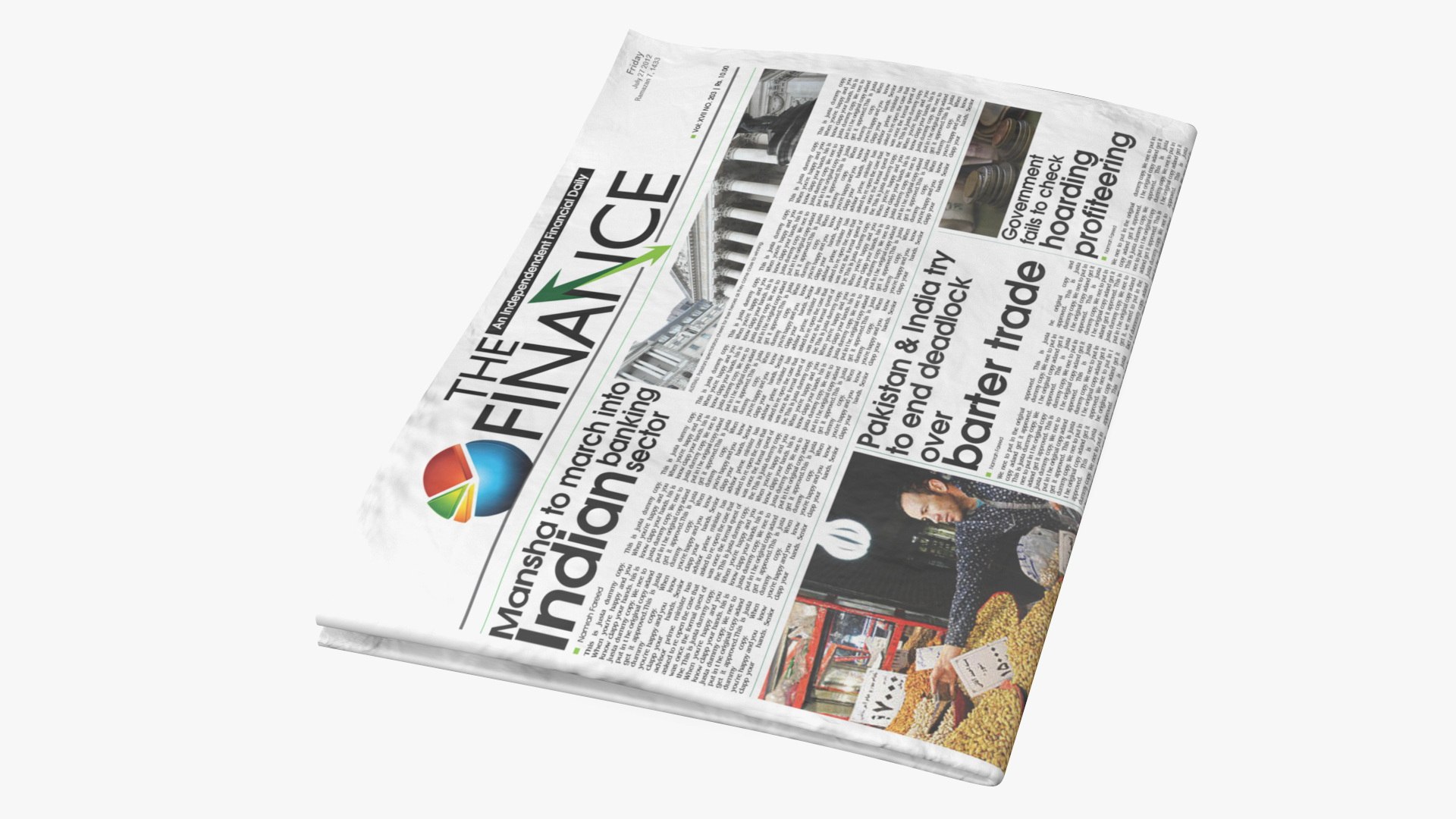 3D Daily Newspaper - TurboSquid 2134153