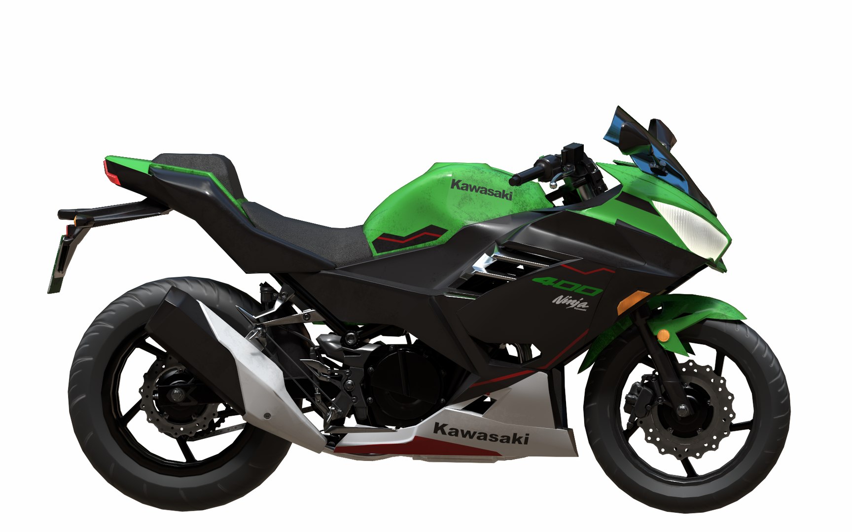 3D Model Ninja 400 - TurboSquid 2493807