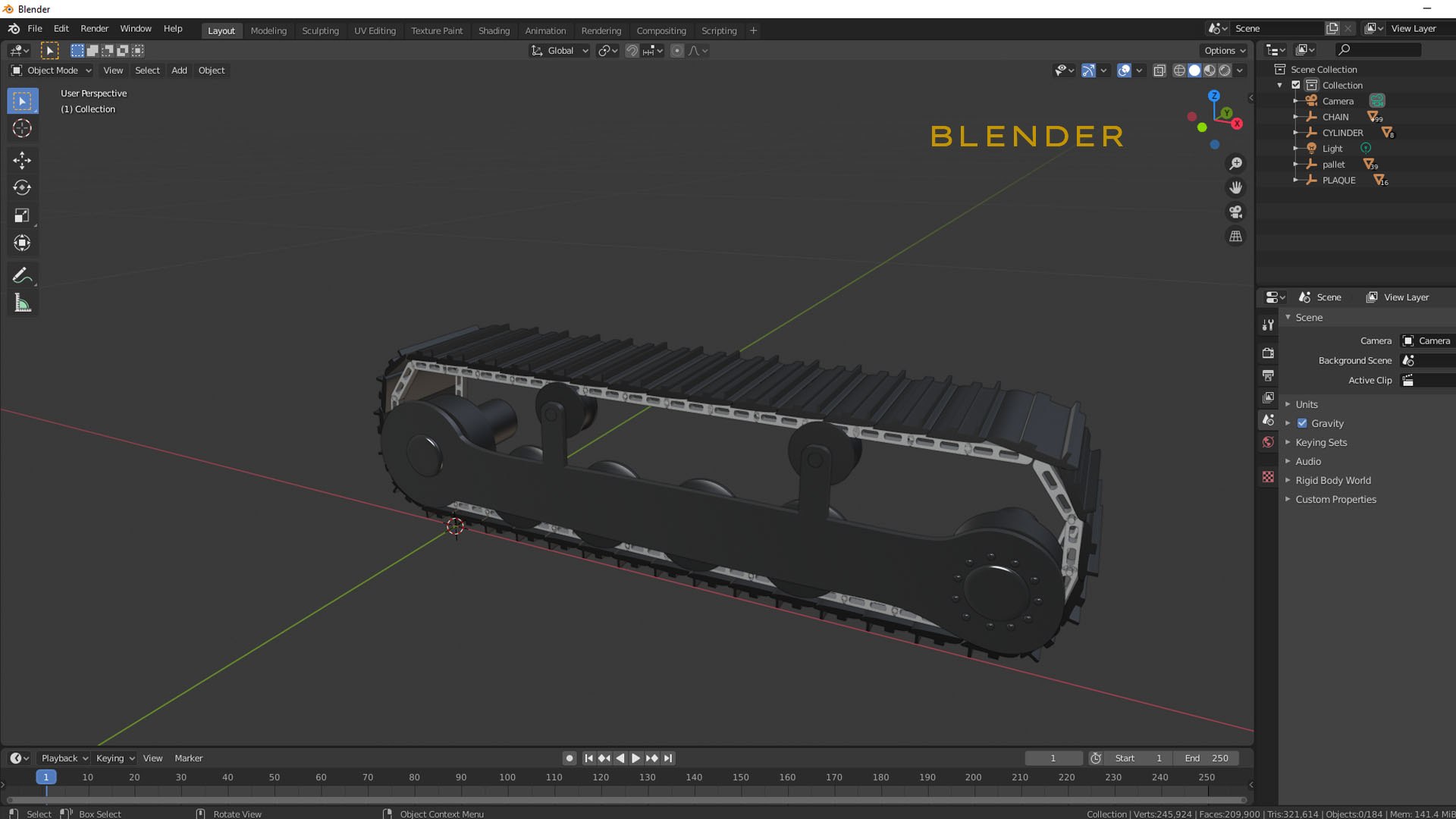 Track kit 3D model - TurboSquid 1689437