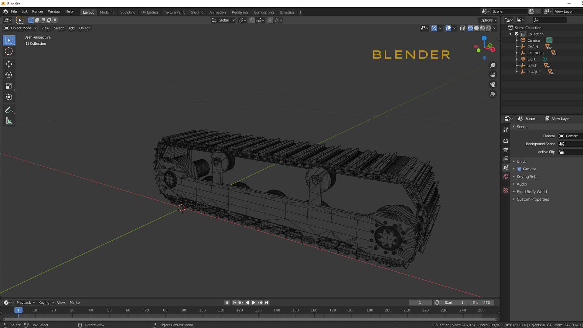 Track kit 3D model - TurboSquid 1689437