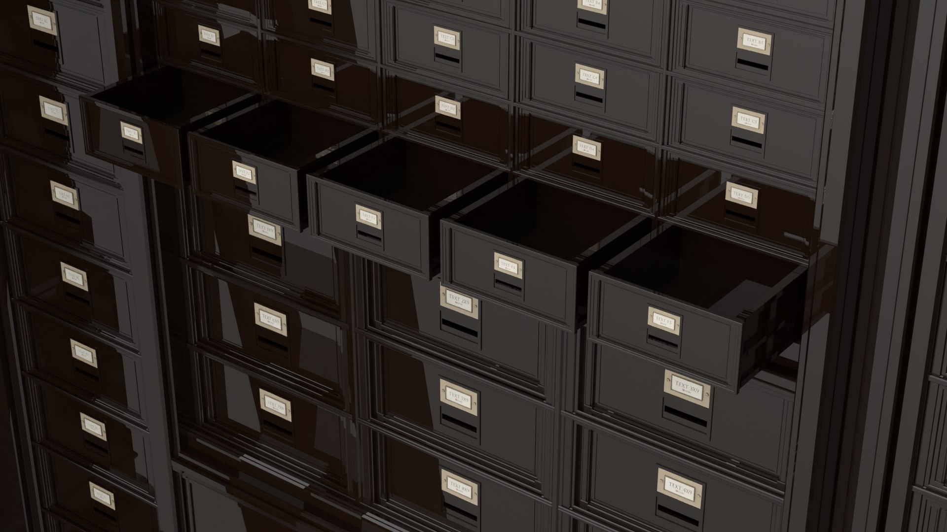 Scotland Yard File Cabinet1 3D model - TurboSquid 2025280
