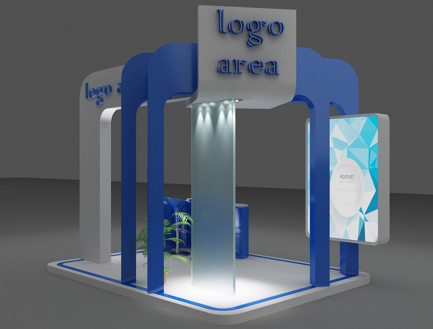 Stand Exhibition Booth Model - TurboSquid 1447595