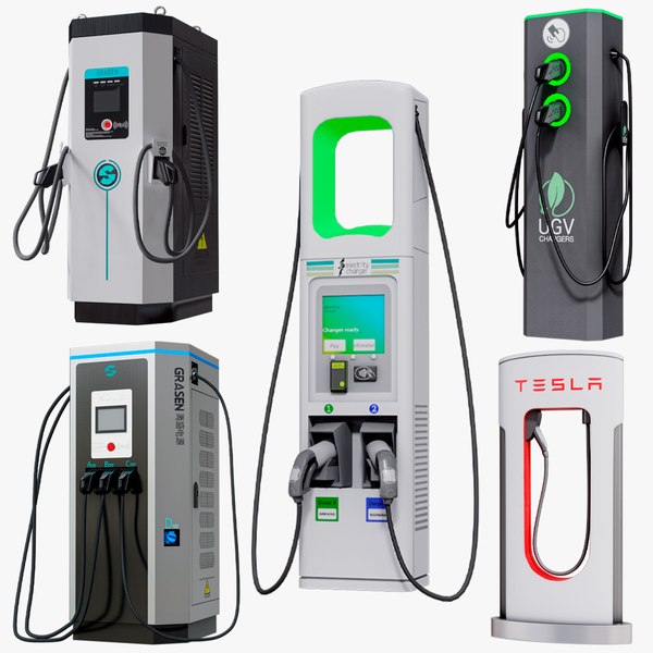 Electric Car Charger 3D Models for Download | TurboSquid