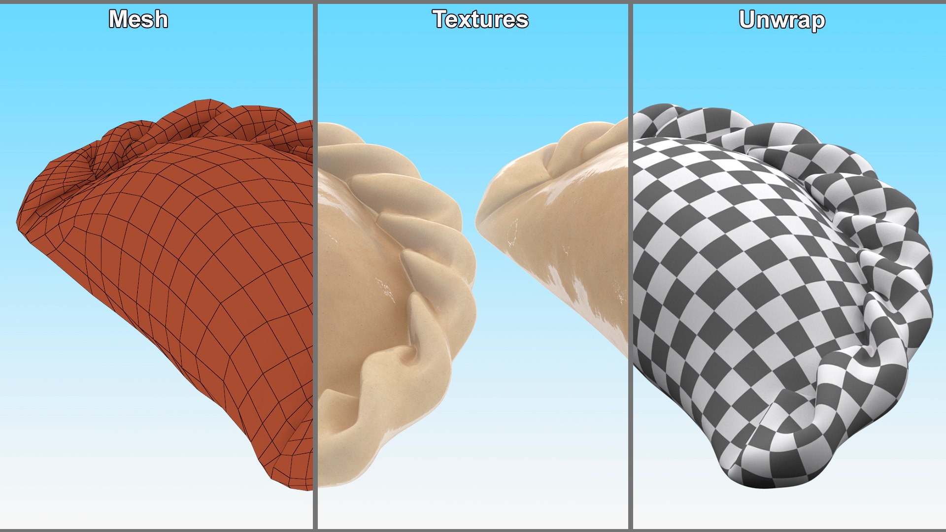 3D Cooked Dumplings Collection 2 - TurboSquid 2249118