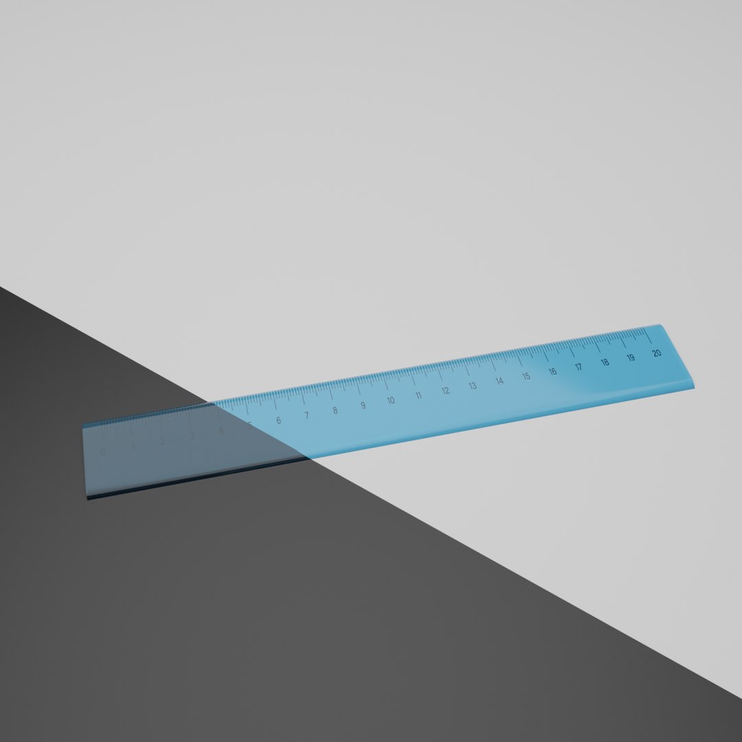 Free 3D Metric Ruler 20 Centimetres - TurboSquid 1962727