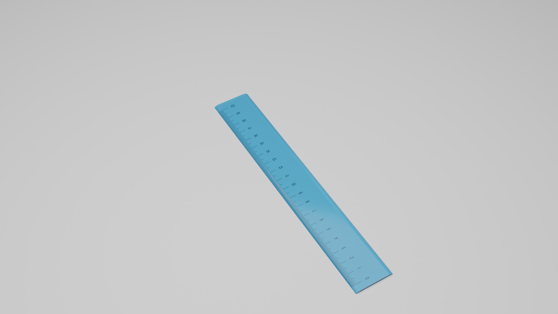 Free 3D Metric Ruler 20 Centimetres - TurboSquid 1962727