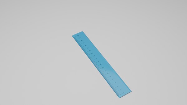 Free 3D Metric Ruler 20 Centimetres - TurboSquid 1962727