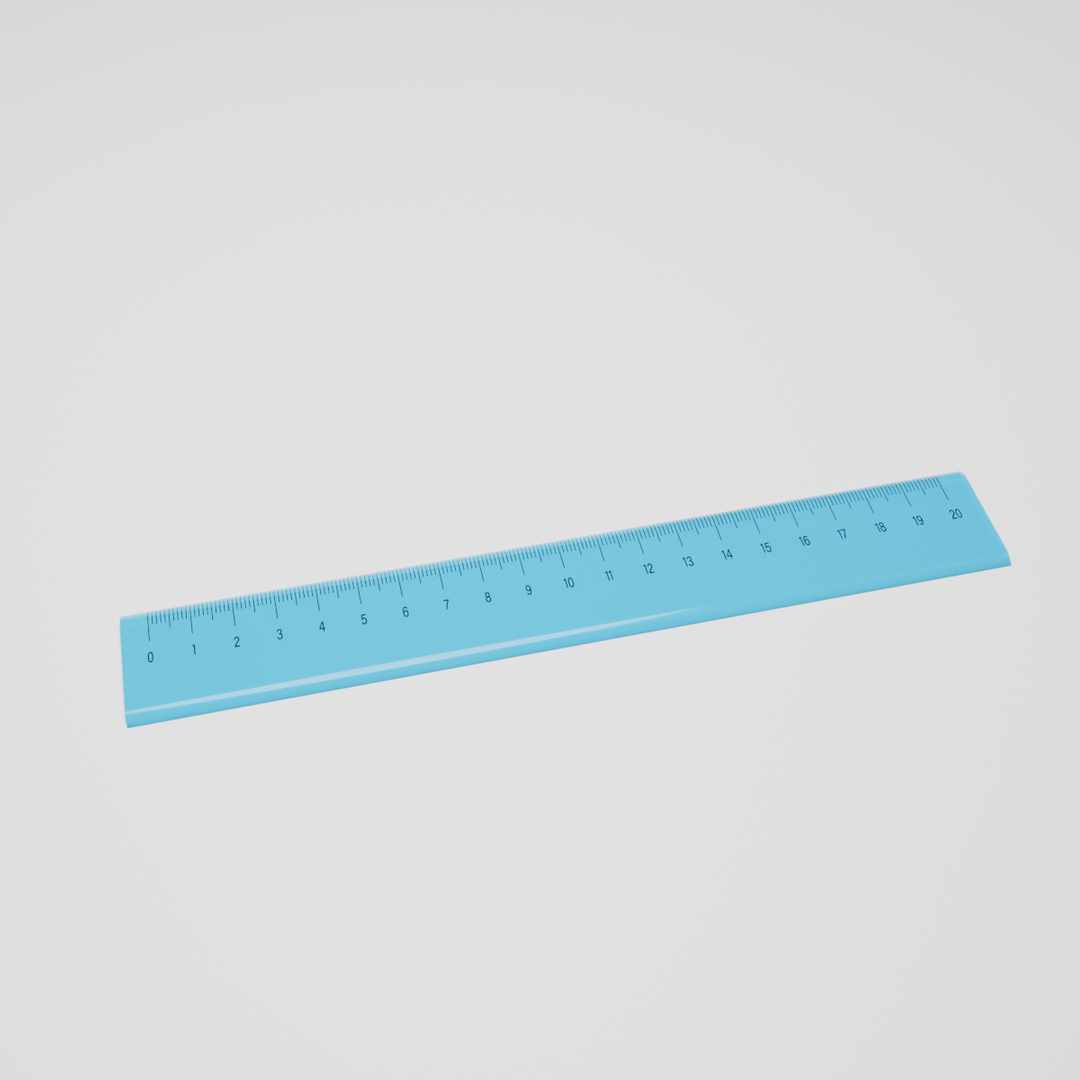 Free 3D Metric Ruler 20 Centimetres - TurboSquid 1962727