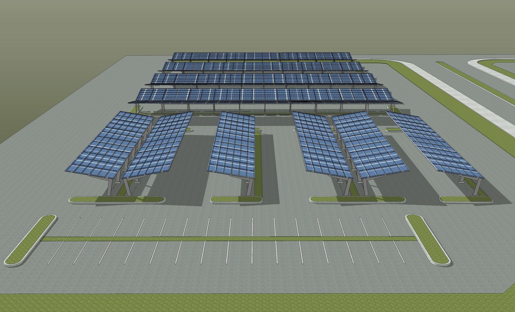 车棚 24013D模型 - TurboSquid 2266330