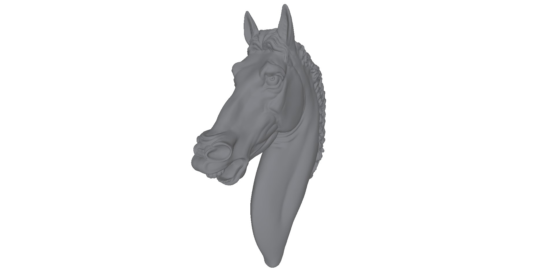 Horse head testa cavallo 3D model - TurboSquid 1205702