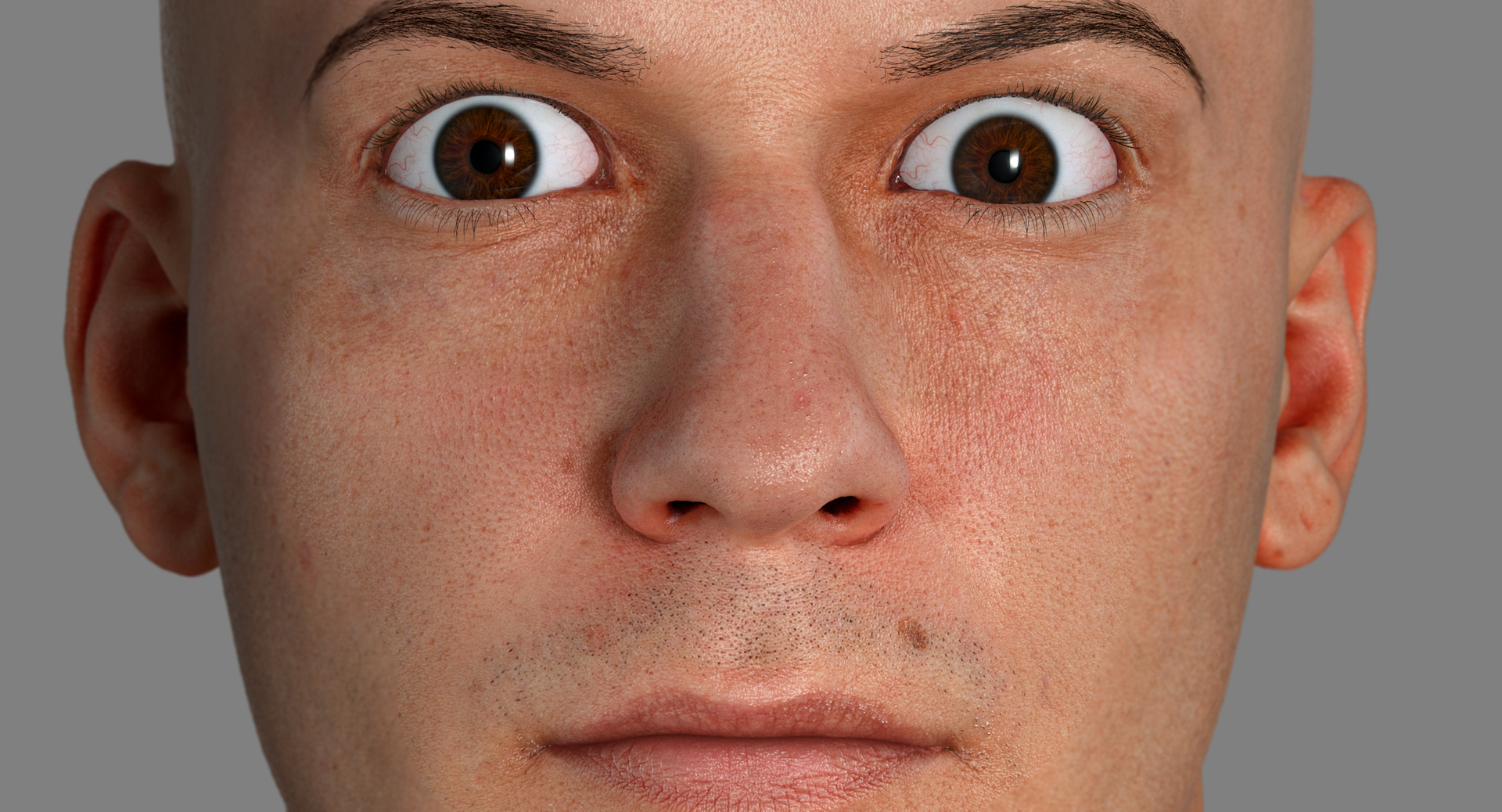 Pbr marcus real human head 3D model - TurboSquid 1634518