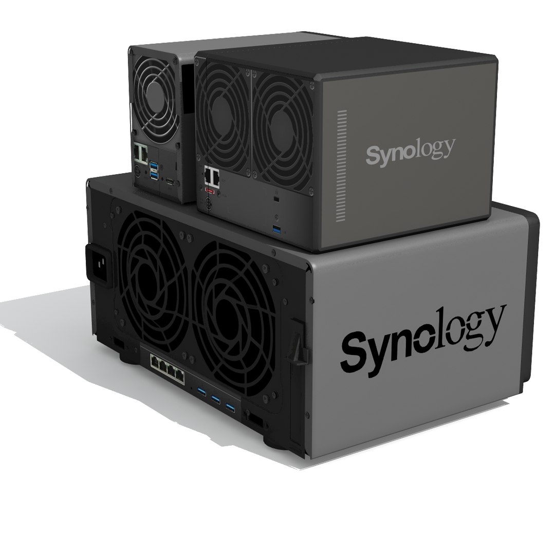 3 Units Synology 3D - TurboSquid 1321101