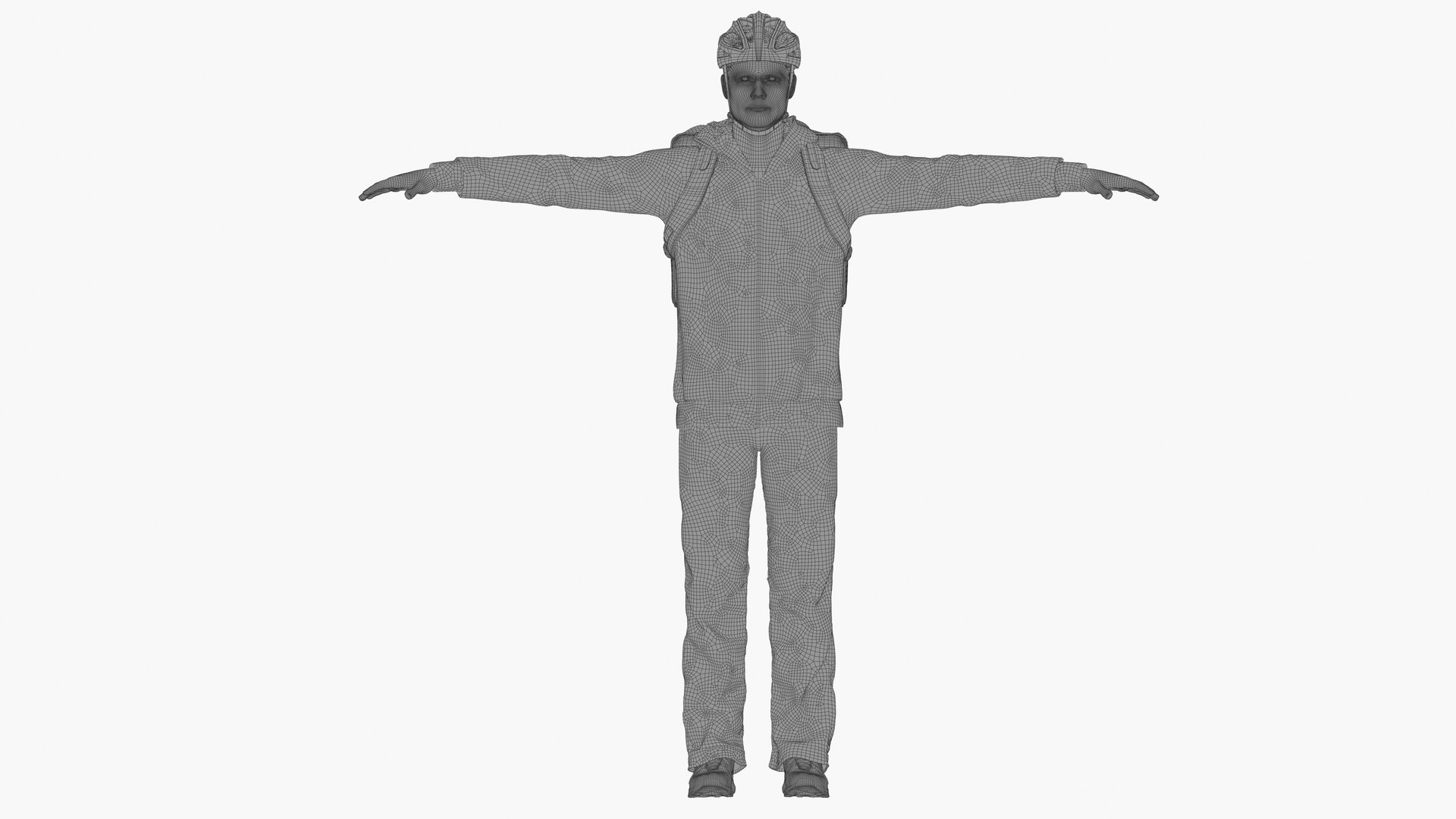 3D Delivery Bicycle Rider - TurboSquid 2042808