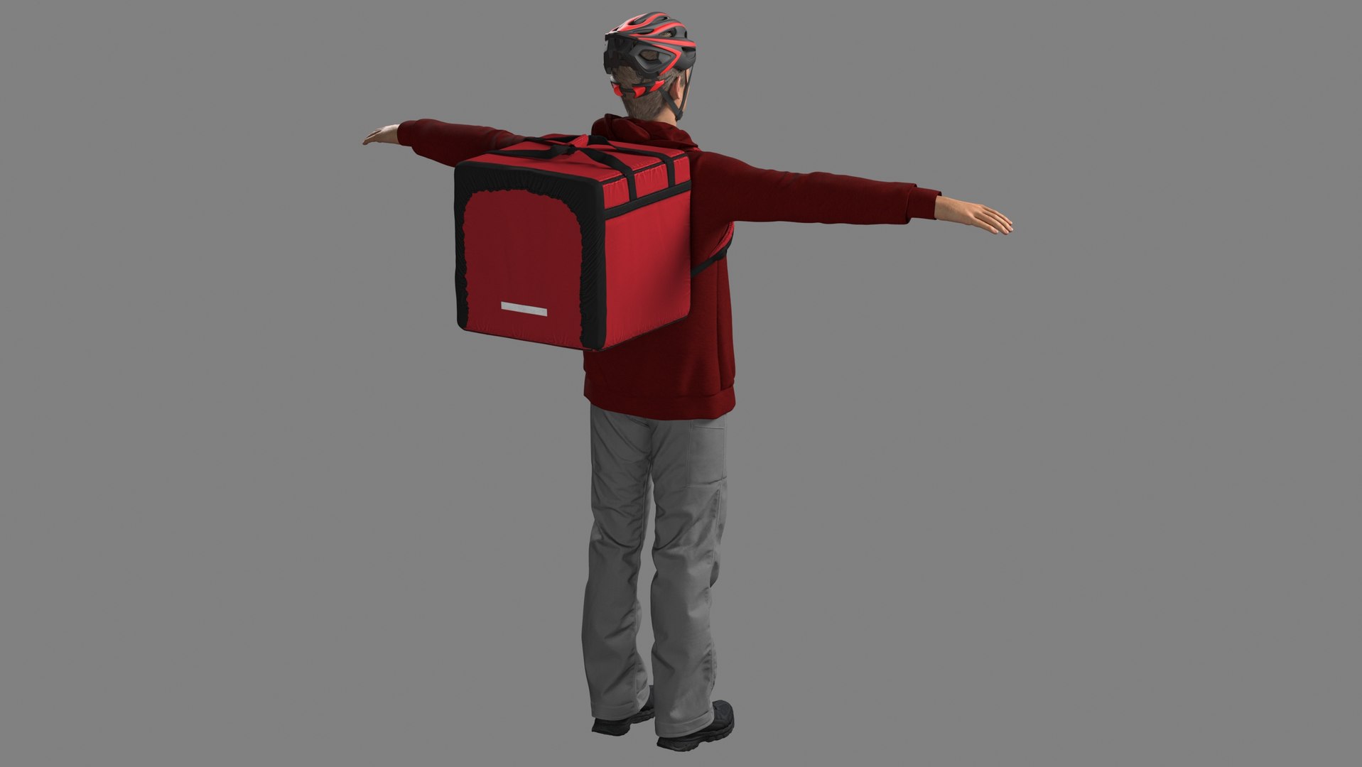 3D Delivery Bicycle Rider - TurboSquid 2042808