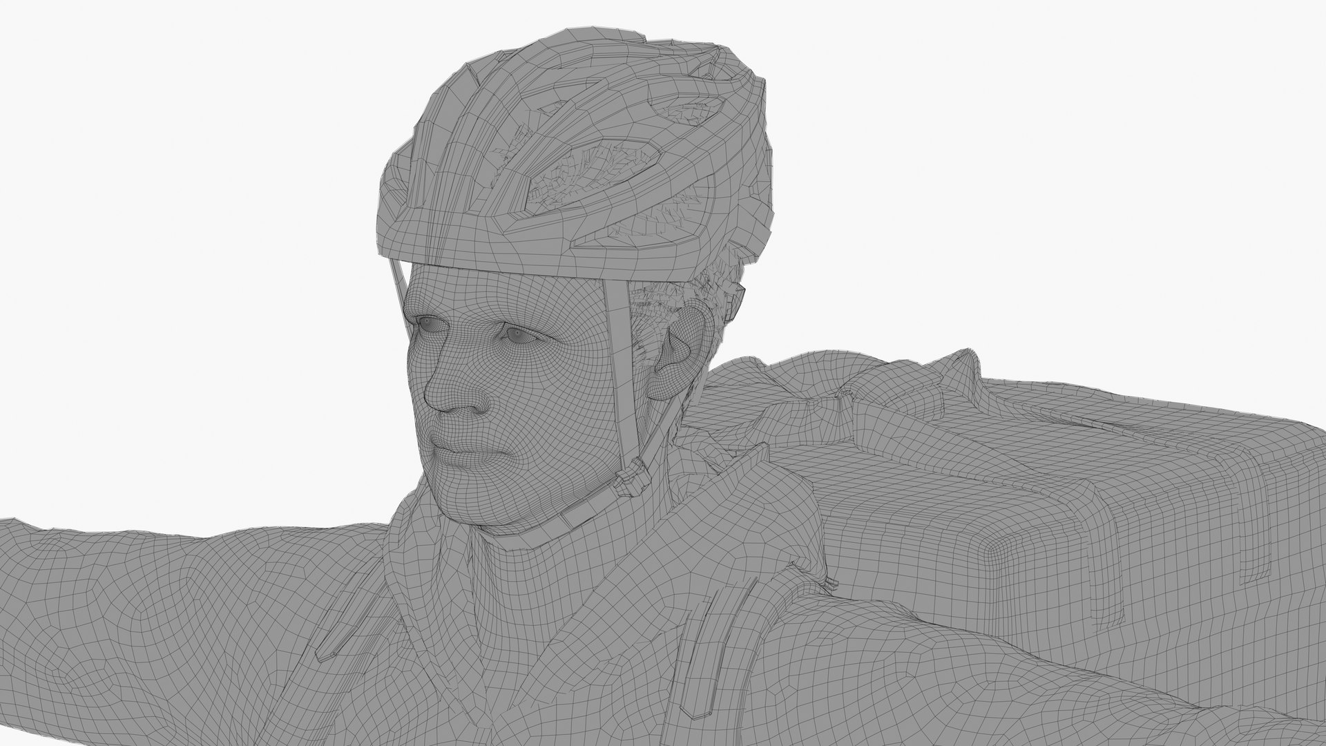 3D Delivery Bicycle Rider - TurboSquid 2042808